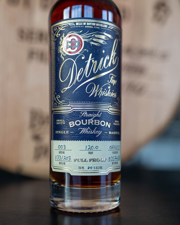 Detrick Full Proof Single Barrel Bourbon Batch 003 – Belle Of Dayton