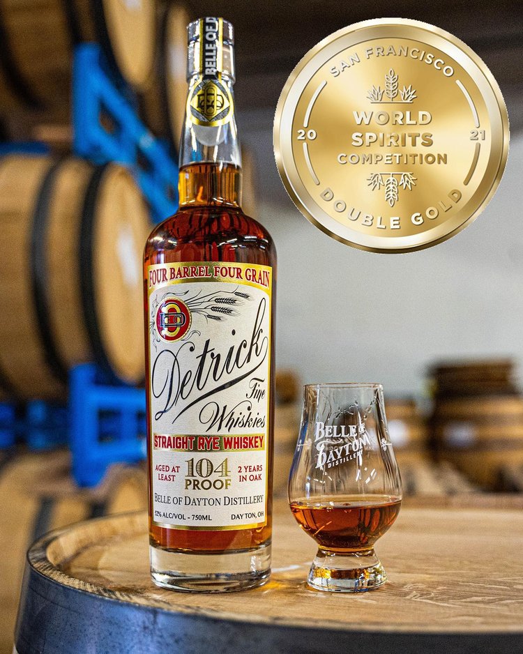 Detrick Straight Rye Whiskey Batch 004 | Belle of Dayton Distillery ...