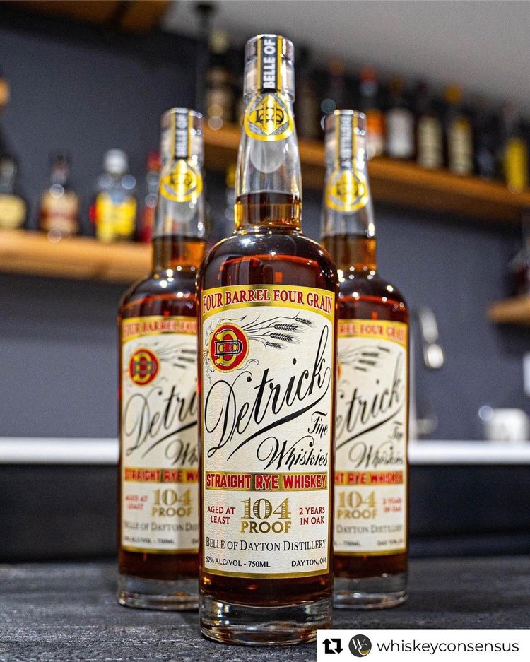 Detrick Straight Rye Whiskey Batch 004 – Belle Of Dayton